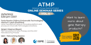 ISPE Emerging Leaders - ATMP Online Seminar Series - Vol II. - ISPE D/A/CH